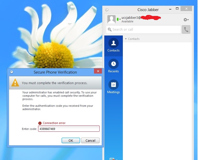 Problems In Jabber Client Registration On Cucm With Secure Device