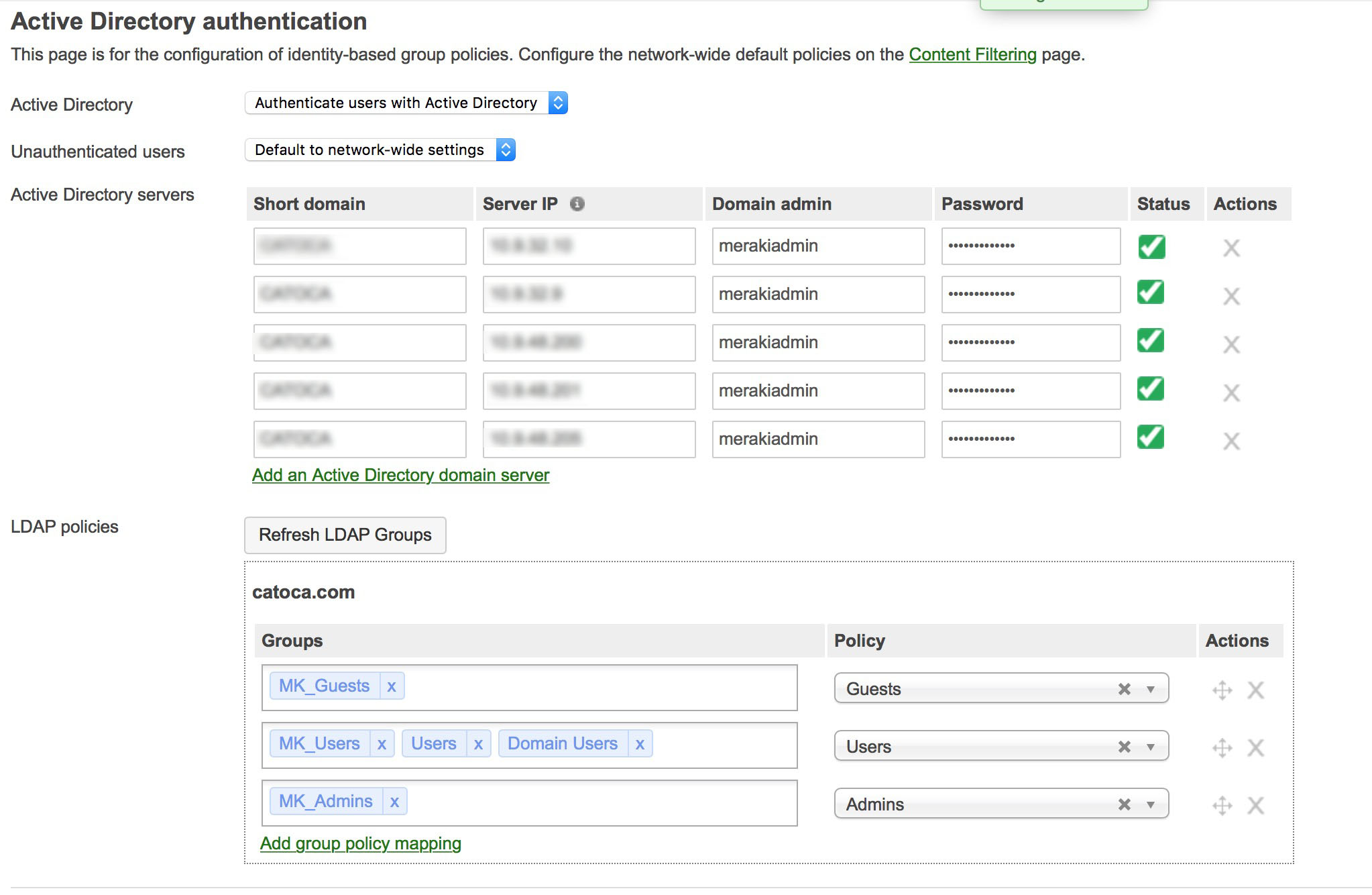 Cisco MERAKI and Active Directory Integration. - Cisco Community Cisco MERAKI and Active Directory Integration. - Cisco Community