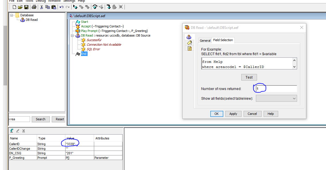 Uccx Db Integration Problem Cisco Community