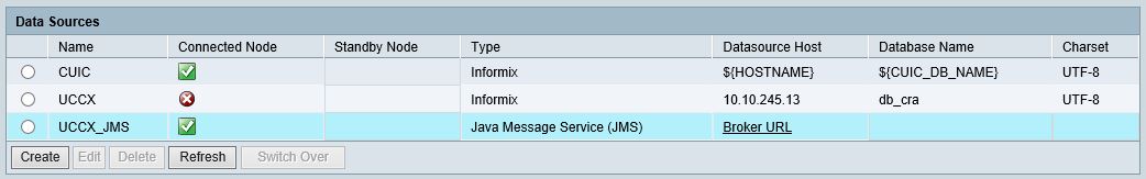 Uccx 10 6 Cuic Data Source Failed Cisco Community
