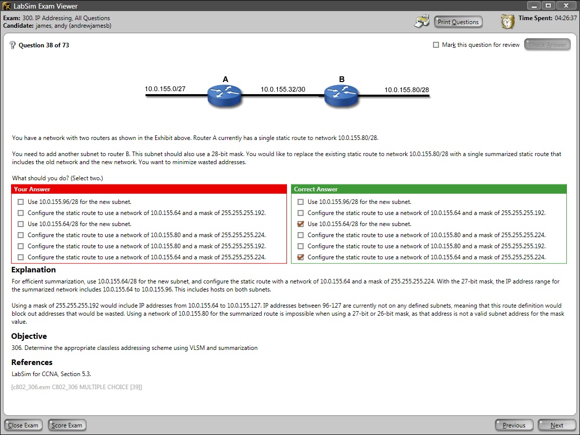 Solved Vlsm Addressing Help Cisco Community