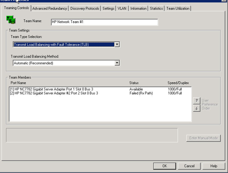 Server Teaming Cisco Community