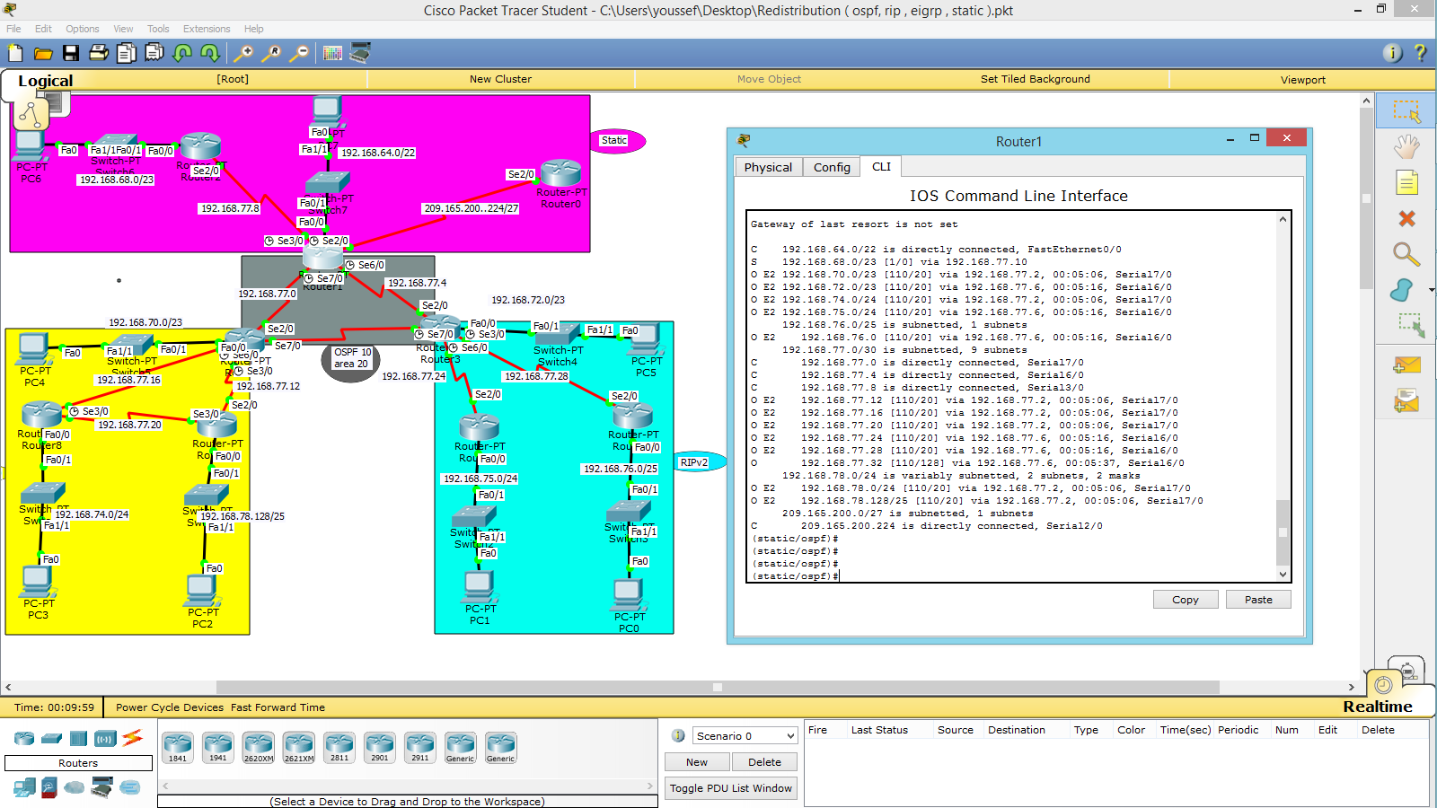 Solved: Redistribution ( ospf, rip , eigrp , static ) - Cisco Community Solved: Redistribution ( ospf, rip , eigrp , static ) - Cisco Community