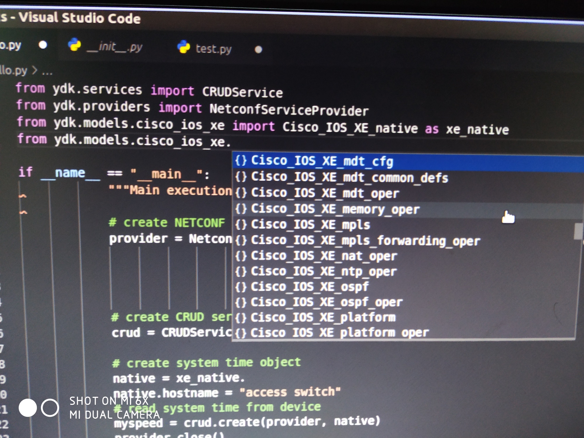 Solved Yang Develop Kit Hasnt Found Ciscoiosxenative From Ydkmodelsciscoiosxe