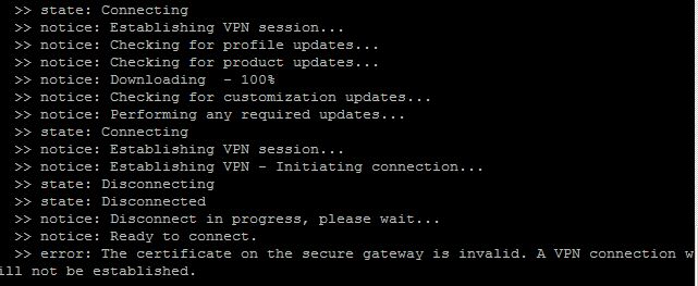 Cisco Anyconnect Cli Ignore Server Certificate Cisco Community
