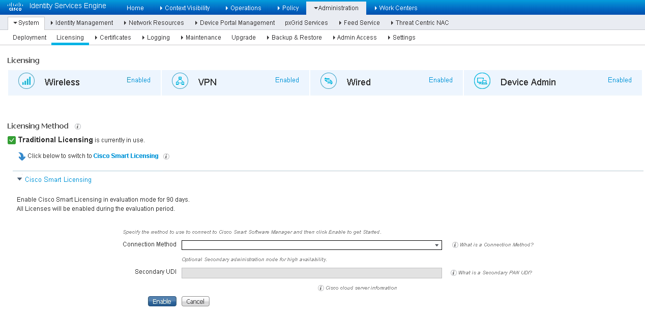 Solved: ISE & Smart Licensing - Cisco Community
