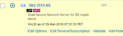 Solved: SNS‐3515‐K9 - Cisco Community