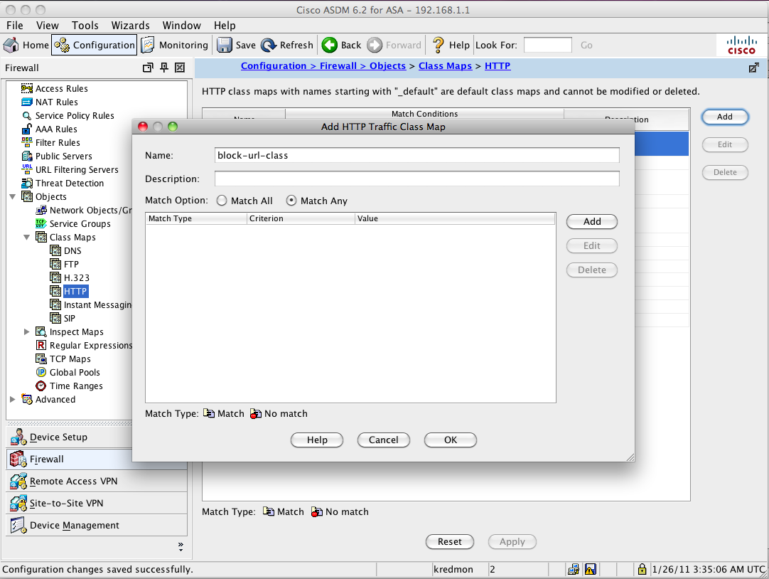 ASA URL Filtering via ASDM - Cisco Community ASA URL Filtering via ASDM - Cisco Community