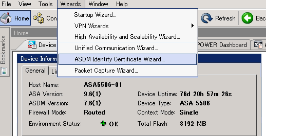 事象：ASDM上にASA FirePOWER Configuration メニューが表示されない - Cisco Community