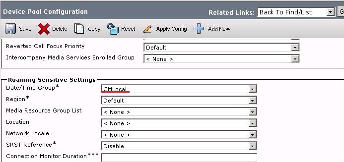 TC/CE シリーズ端末をCUCM へ登録する時のNTP の設定について - Cisco Community