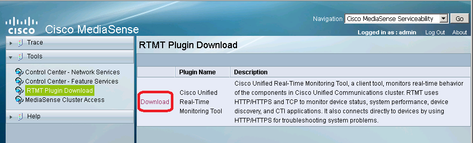 Cisco MediaSense のログの取り方 - Cisco Community