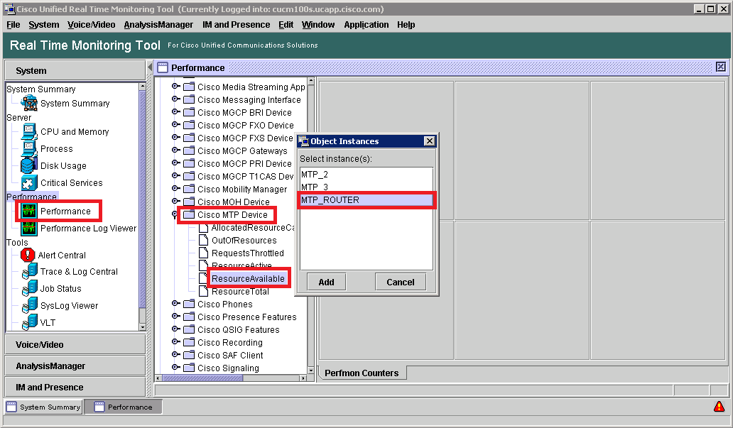 RTMT によるパフォーマンスカウンタの監視と Eメール通知の設定 - Cisco Community