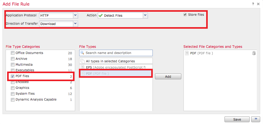Firepower System: File Detection の設定例 - HTTP 通信における PDF file download の ... Firepower System: File Detection の設定例 - HTTP 通信における PDF file download の ...