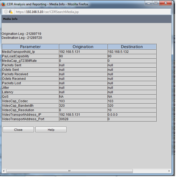 Solved: Cisco Jabber CDR Analysis and reporting : Packets lost and ...