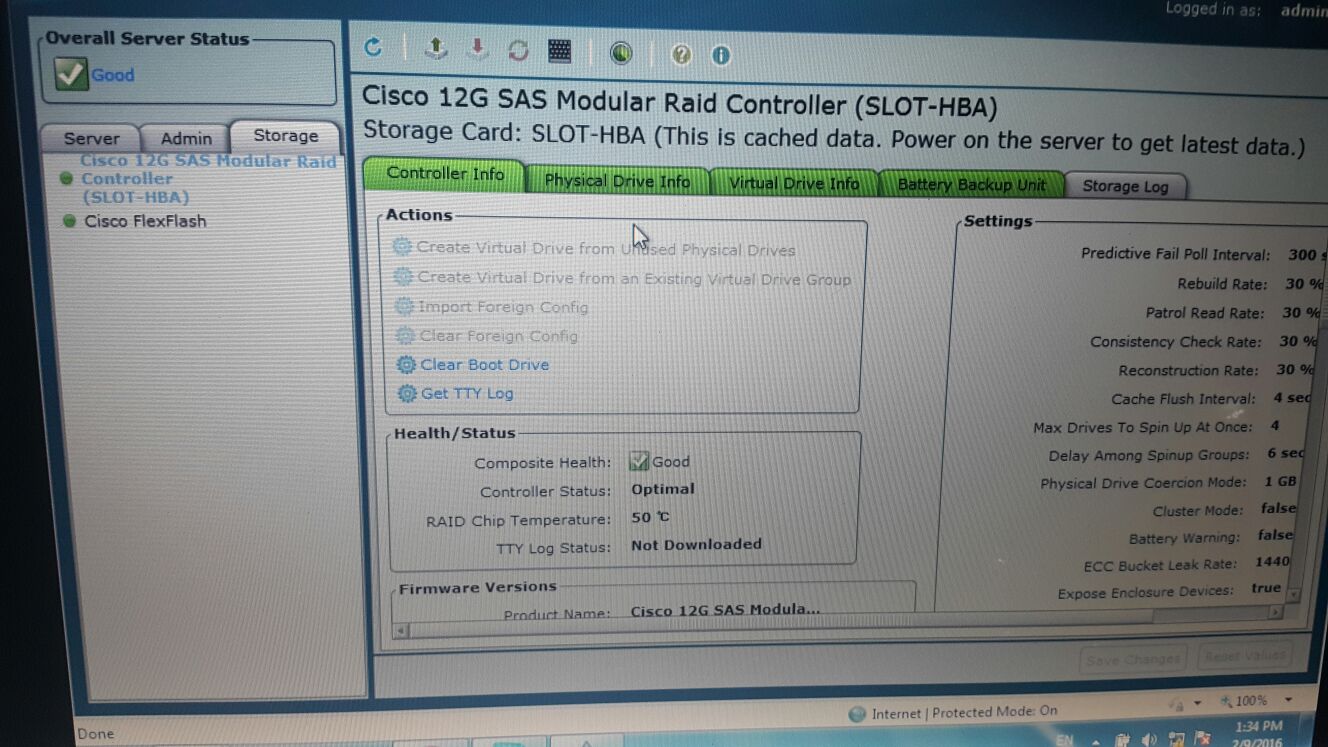 Solved Ucsc C240 M4s Cisco 12g Sas Modular Raid Controller Slot Hba