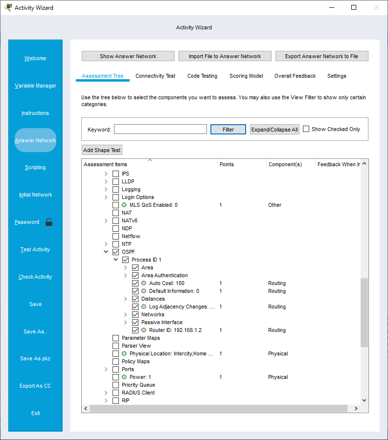 Solved: Packet Tracer Activity Wizard - OSPF Missing - Cisco Community Solved: Packet Tracer Activity Wizard - OSPF Missing - Cisco Community
