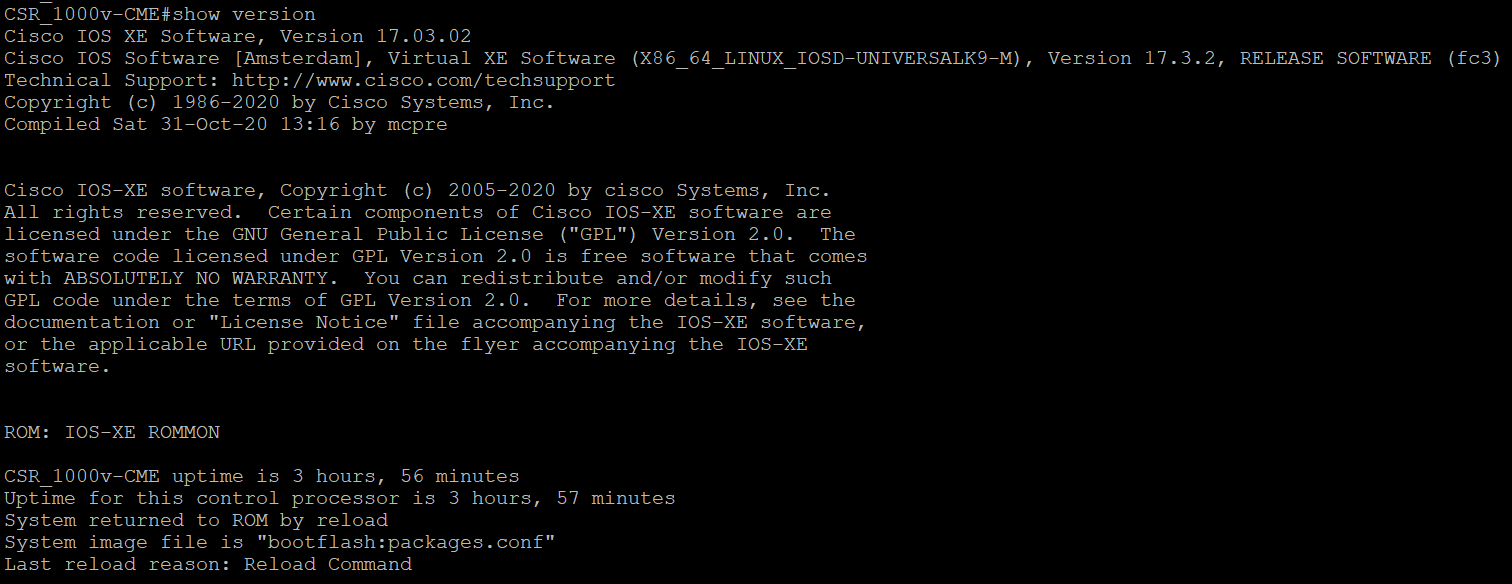 is CME GUI possible for csr-1000v virtual router? - Cisco Community