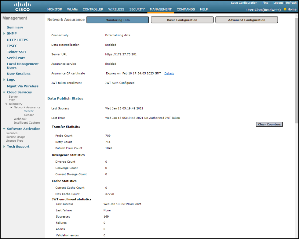 How to manually connect a Cisco WLC to Cisco DNA Center for Network ...