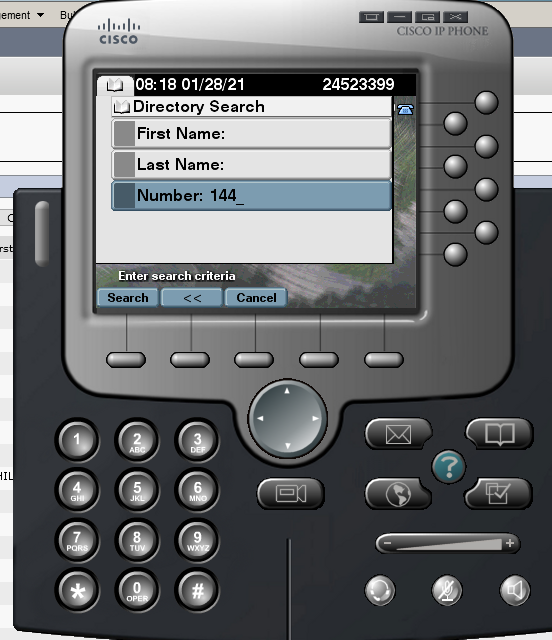 Deskphone Directory not working - Cisco Community