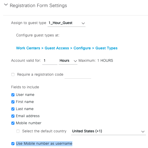 Solved: How to restrict guest making new account after expiration - Cisco Community