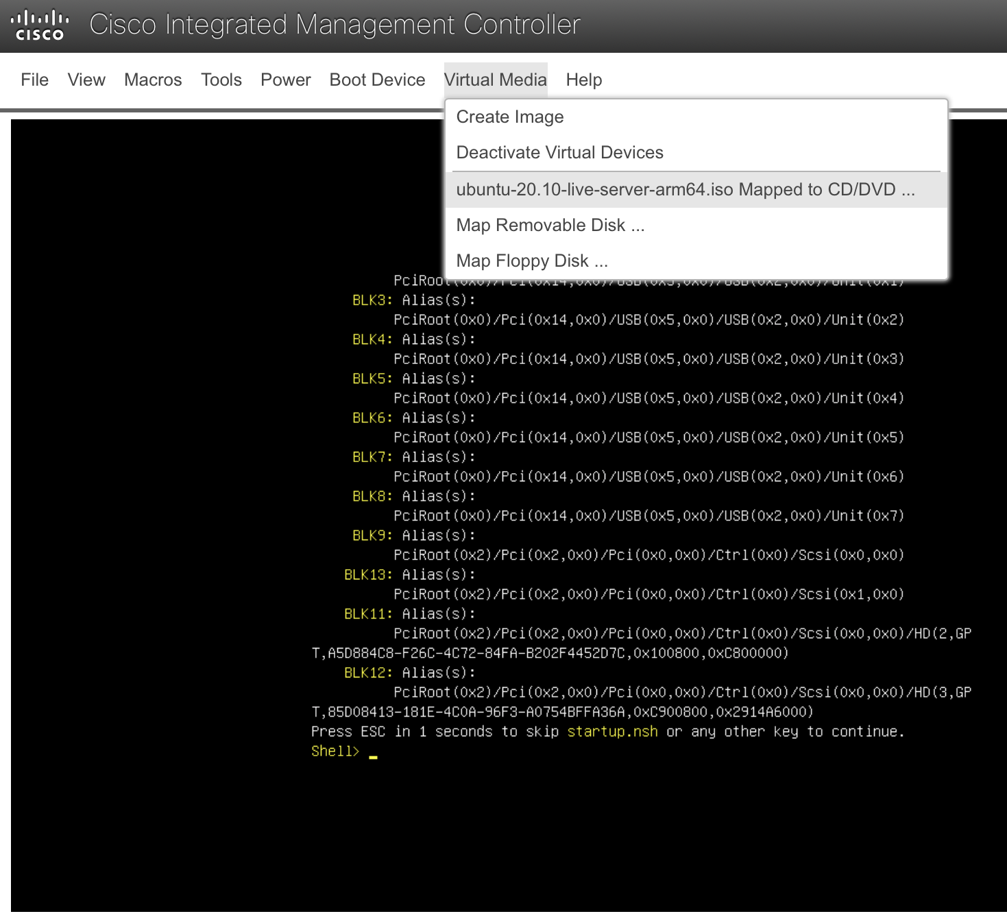 Cisco Integrated Management Controller - Ubuntu image iso file added ...