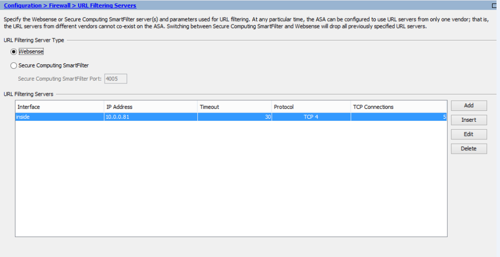 how to configure websense server on ftd for url filtering? - Cisco ...