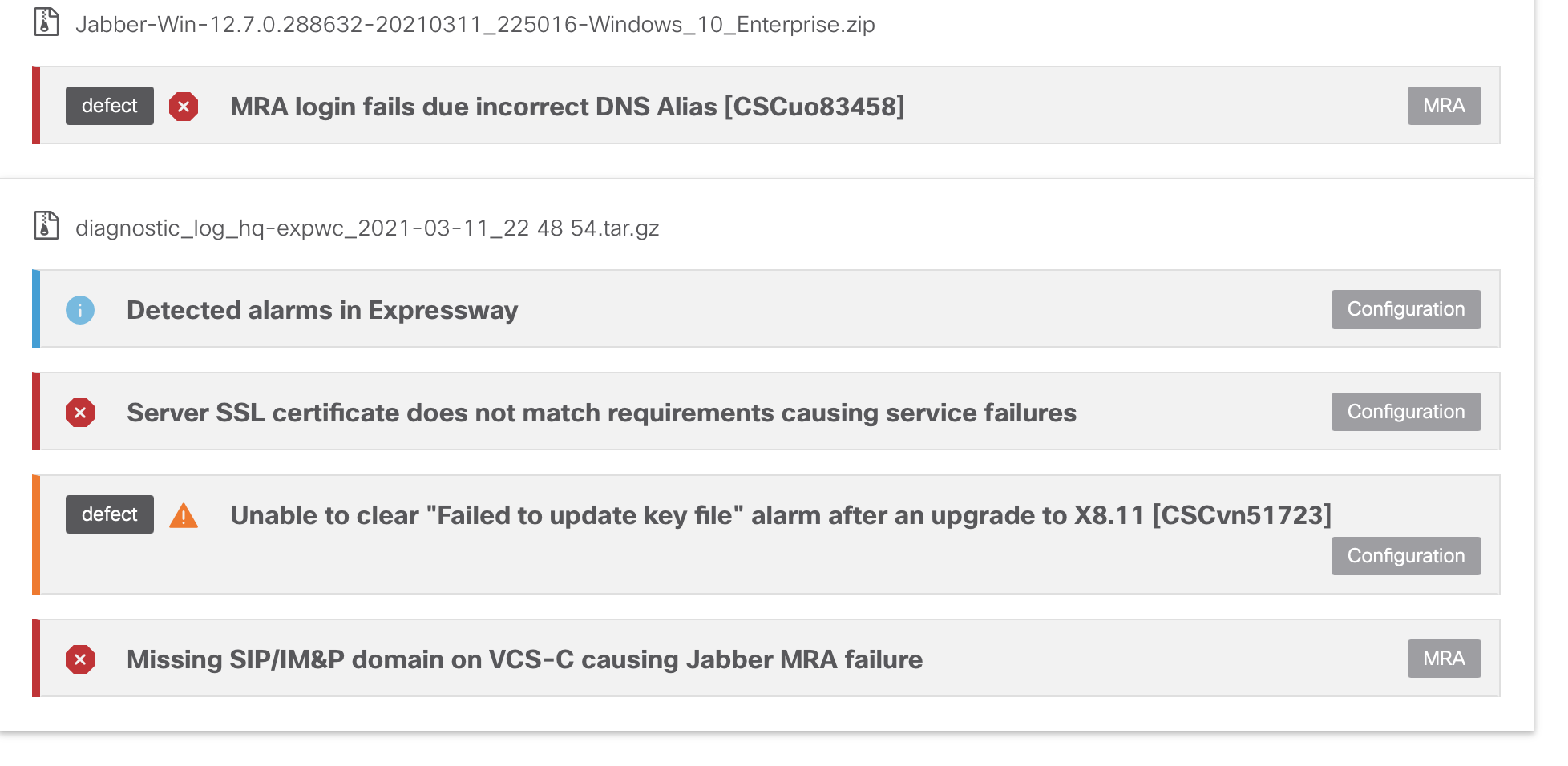 Issue trying to make MRA Lab Work (Failure: FAILED_EDGE_CONNECTION ...