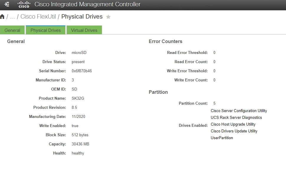 Installing ESXi to microSD (Flexutil) or USB, C220 M5 (BE6M-M5-K9 ...