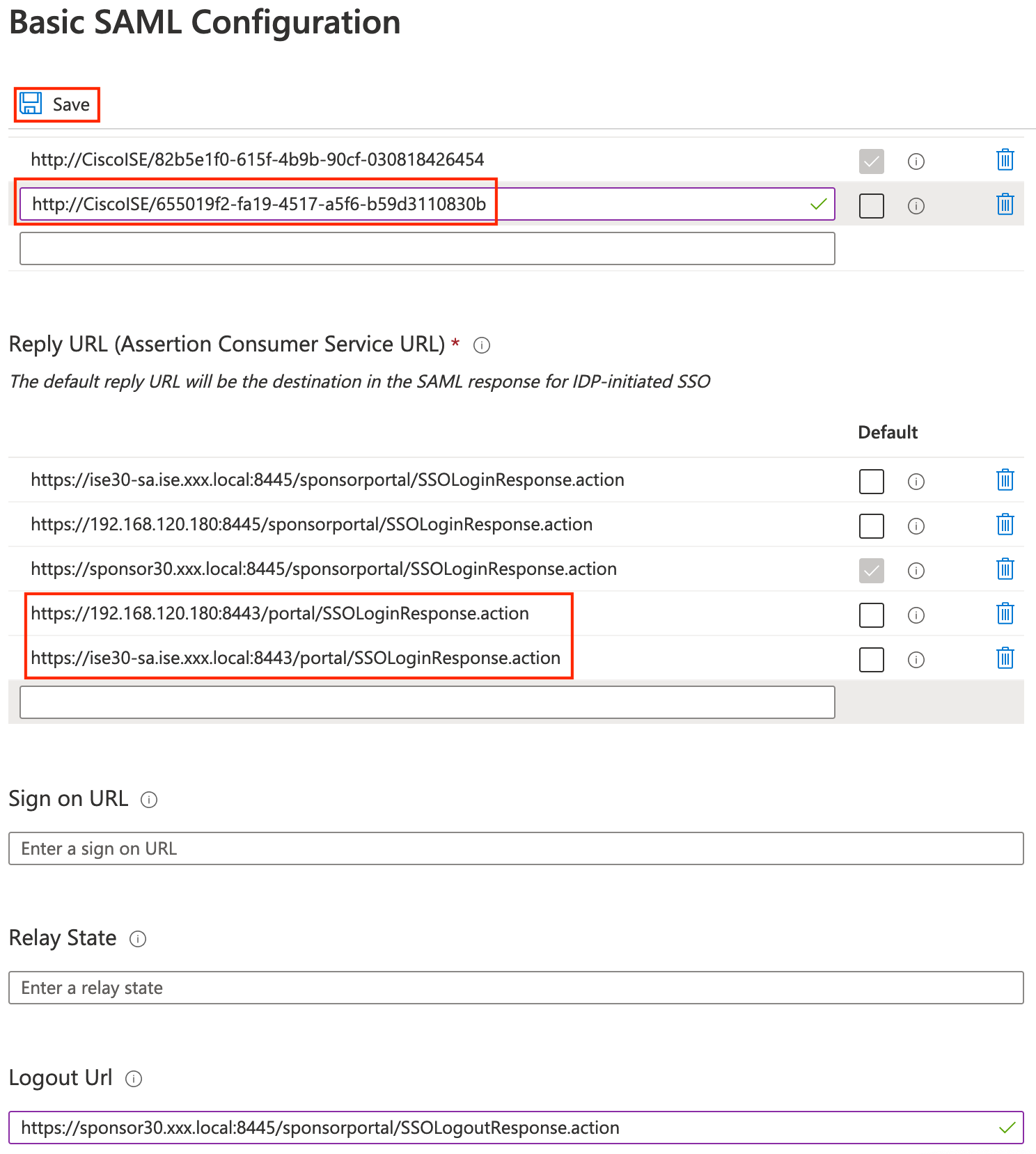 Azure AD SSO with multiple ISE Portals - Cisco Community