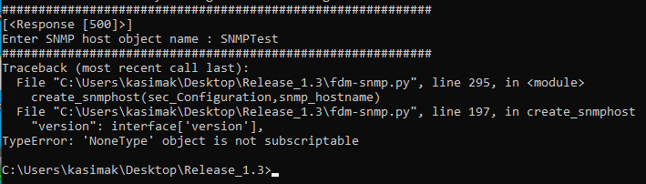 Cisco Secure Firewall Device Manager - SNMP configuration using API - Cisco Community