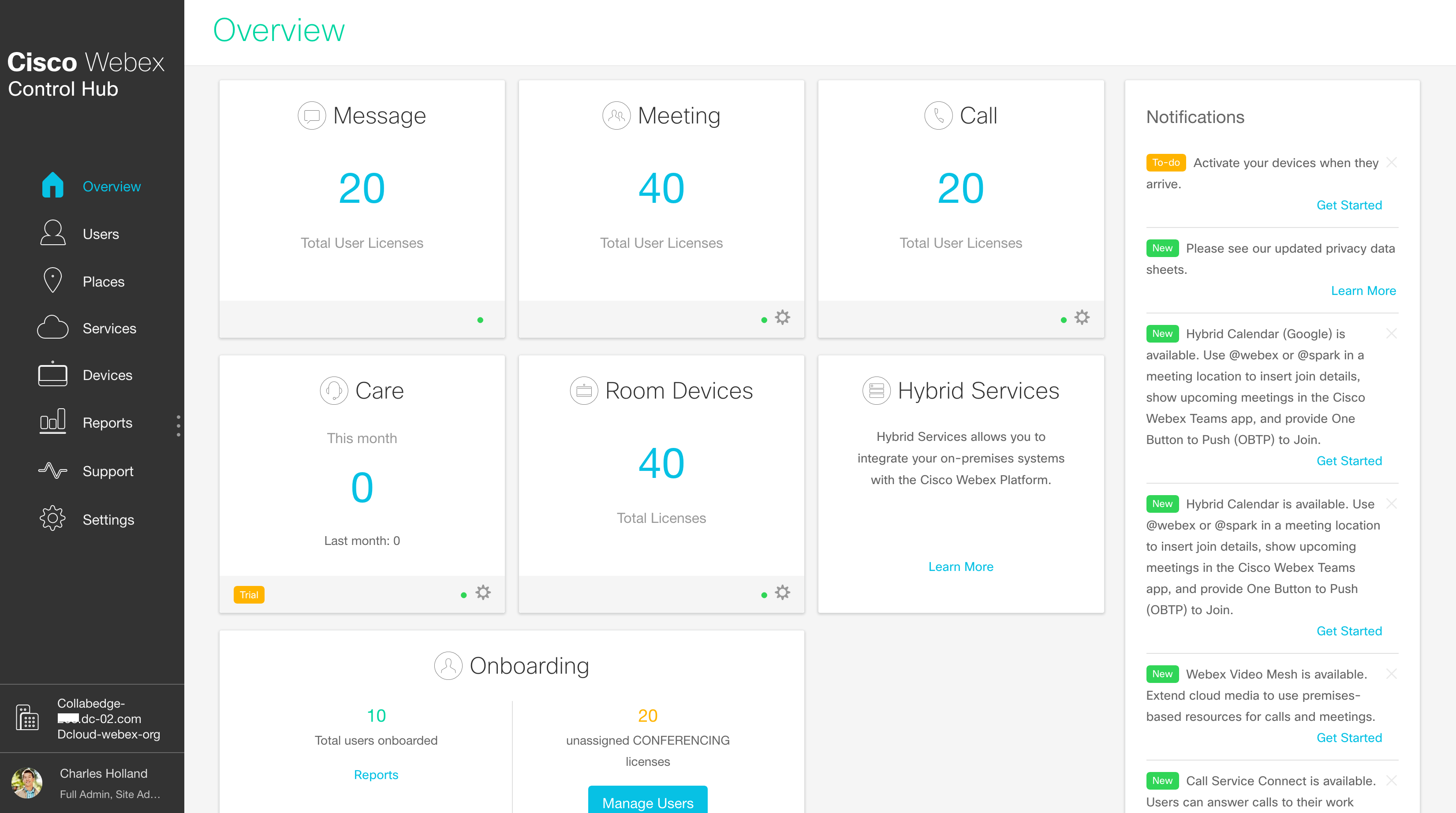 dCloud を使って Cisco Webex Control Hub 管理画面を得る方法 - Cisco Community dCloud を使って Cisco Webex Control Hub 管理画面を得る方法 - Cisco Community