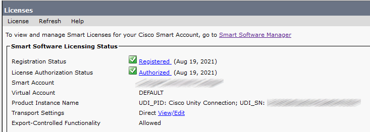 Solved: Cisco Unity Licensing renewal times out - Cisco Community