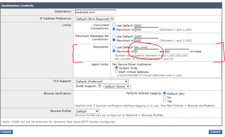 Solved: Enforced TLS - Cisco Community