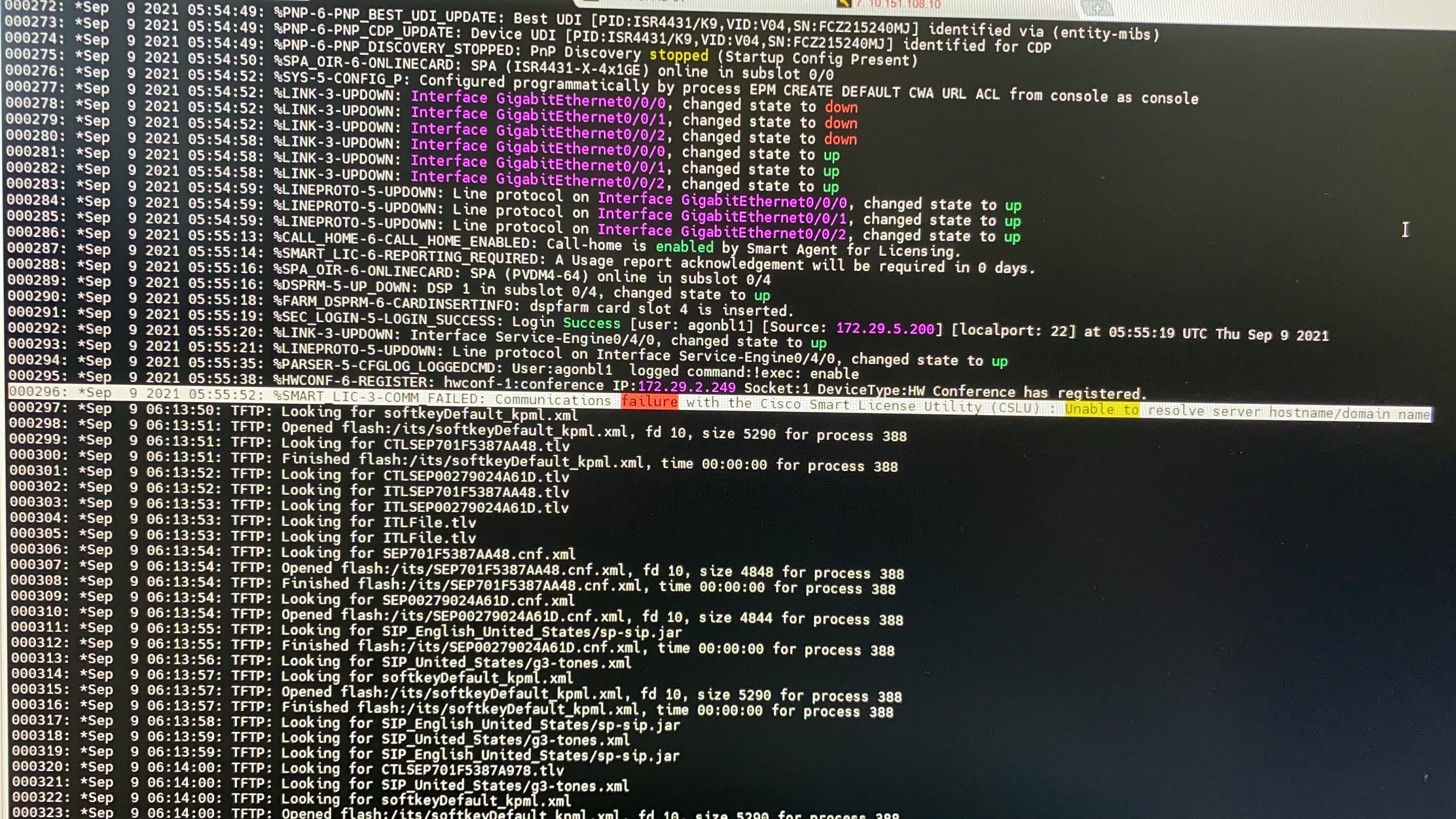 CME SIP 503 service unavailable phones not registering - Cisco Community