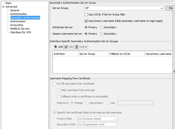 configure two factor authentication on ASA for cisco ANYconnect - Cisco ... configure two factor authentication on ASA for cisco ANYconnect - Cisco ...