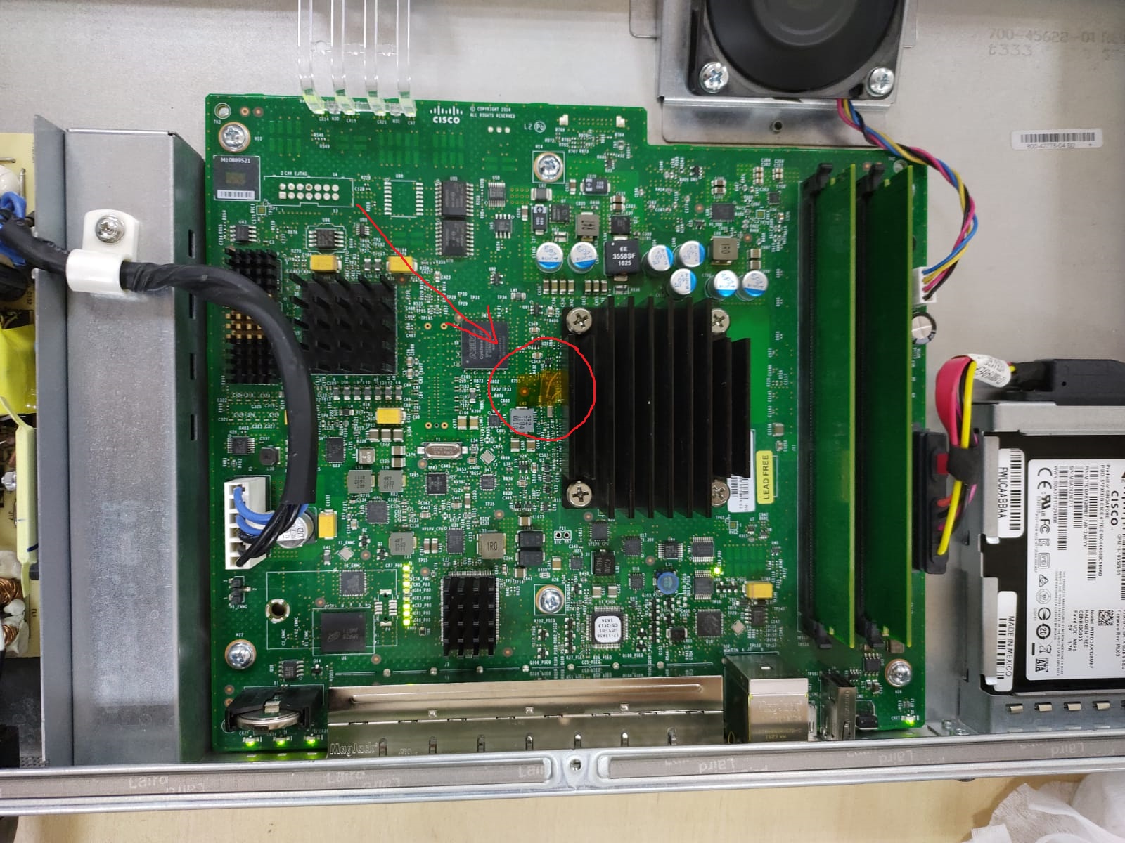Clock-Signal Repair Pictures ISR4300, ASA, ISR4400 - Page 2 - Cisco ...