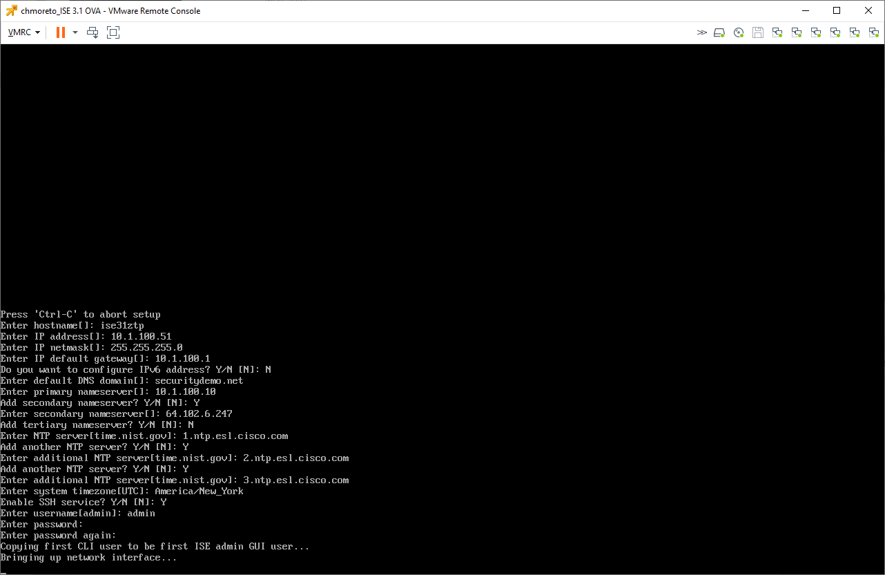 ISE Zero Touch Provisioning (ZTP) - Cisco Community