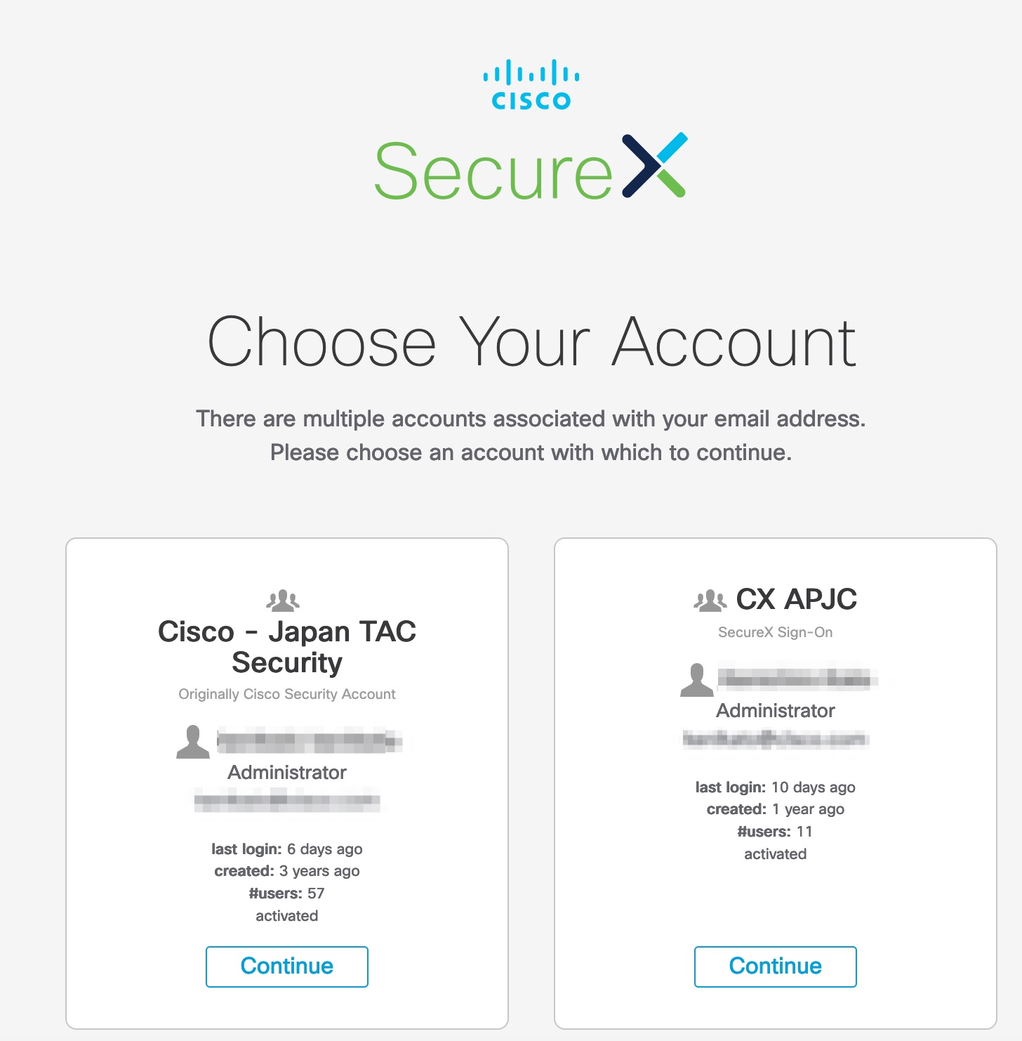SecureXで複数のOrganizationからSecureX Sign-onアカウントへInvite送付した場合の挙動 - Cisco Community