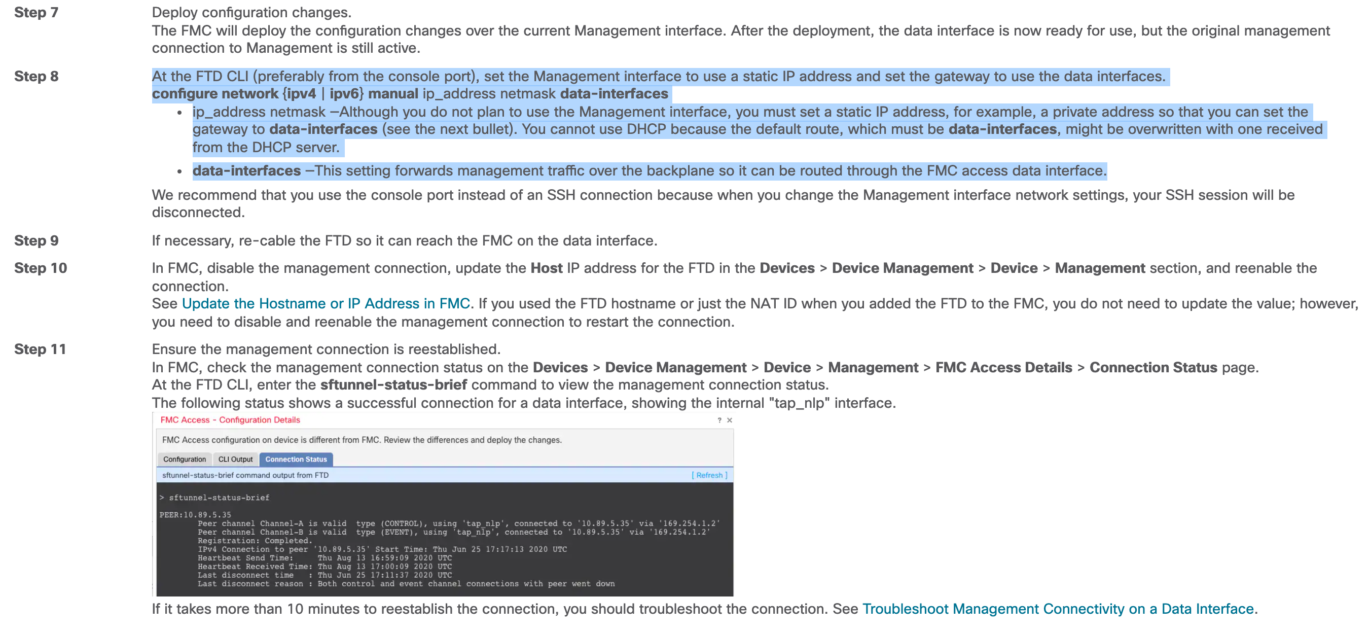 Change the FMC Access Interface from Management to Data - Cisco Community