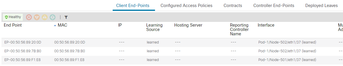 How to manually clear learned L2 endpoint from EPG? - Cisco Community