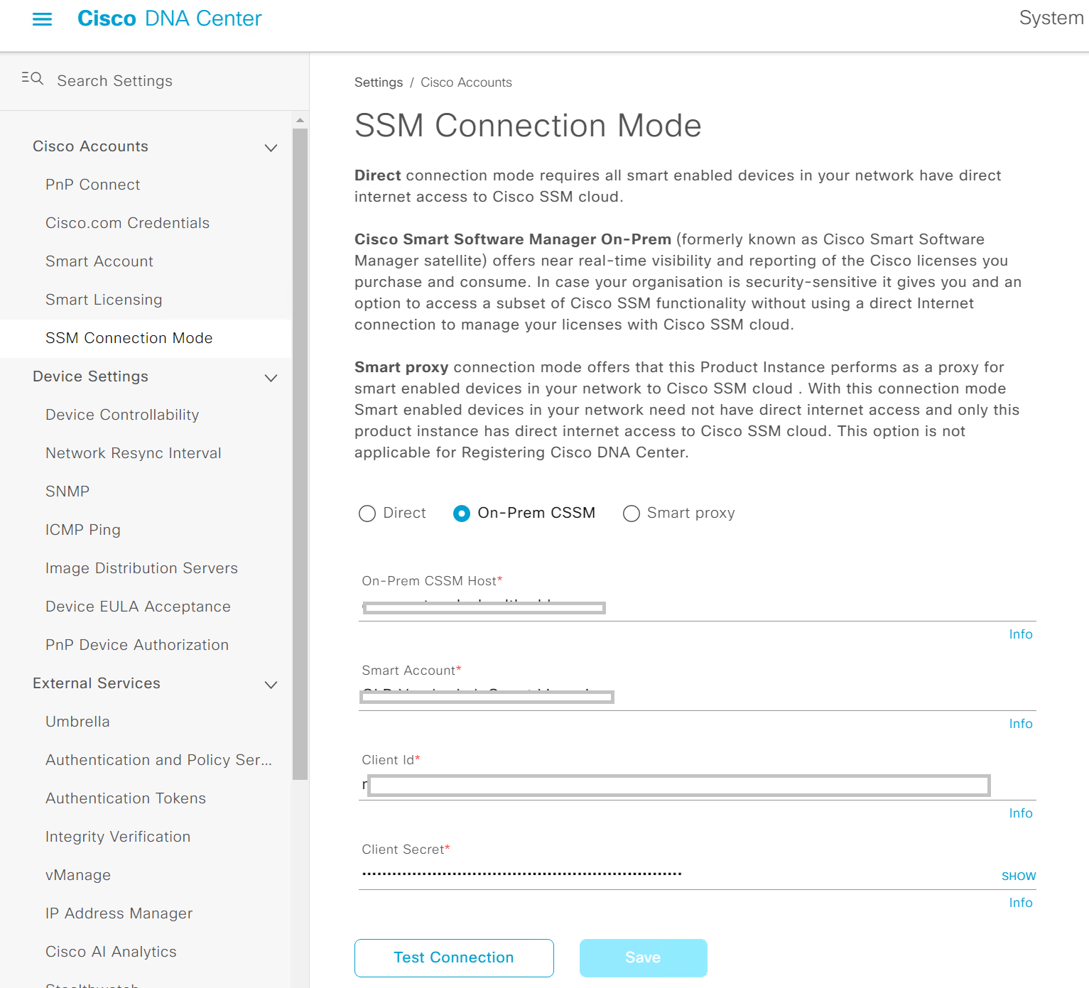 DNAC and On-Prem SSM (CSSM) Server Integration - Cisco Community