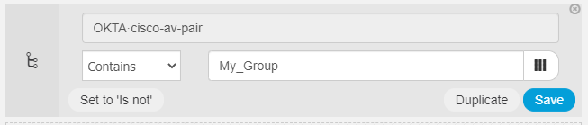 ISE / OKTA as Radius Token server - Authorization group okta - Cisco ...