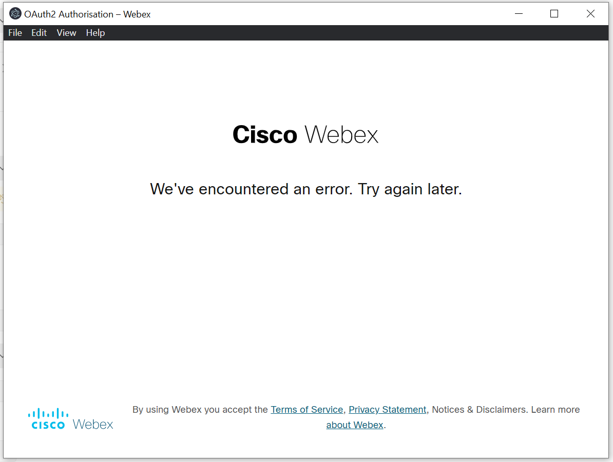 Solved: WxCC API Acces - unable to generate Access Token - Client ID ... Solved: WxCC API Acces - unable to generate Access Token - Client ID ...