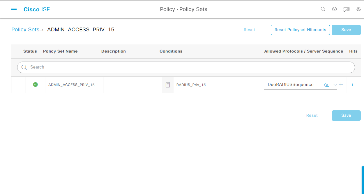Solved: Expand Policy Sets in ISE 3.0 - Cisco Community