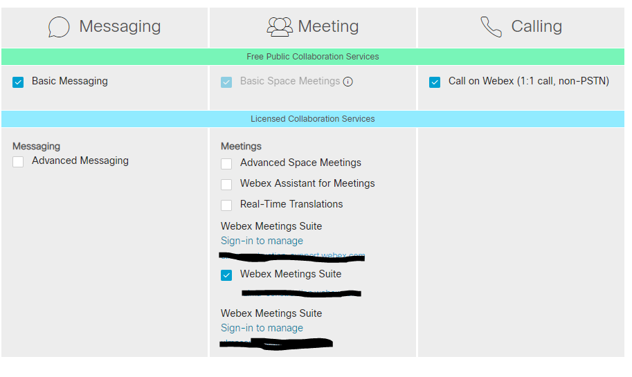 Webex Licensing - "Advanced Space Meetings" vs "Webex Meetings Suite ...