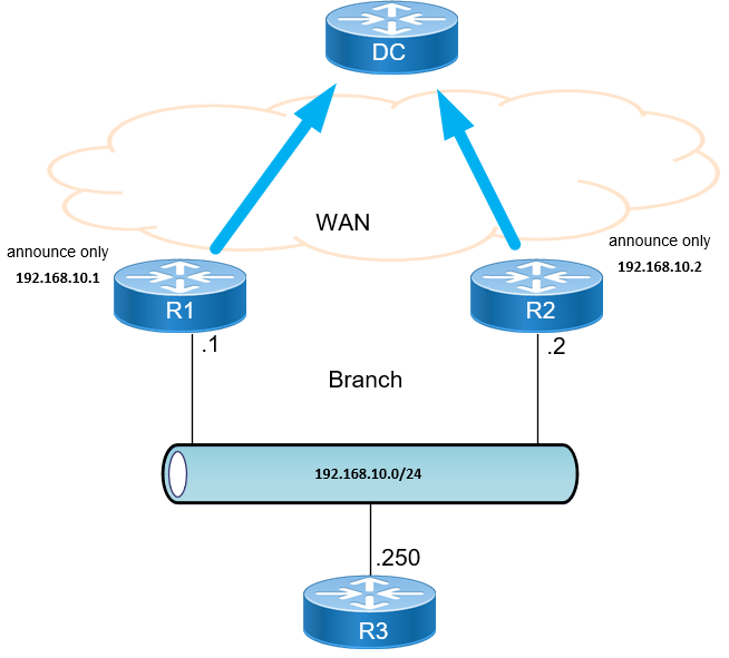Solved: Advertised /32 in /24 LAN subnet - Cisco Community
