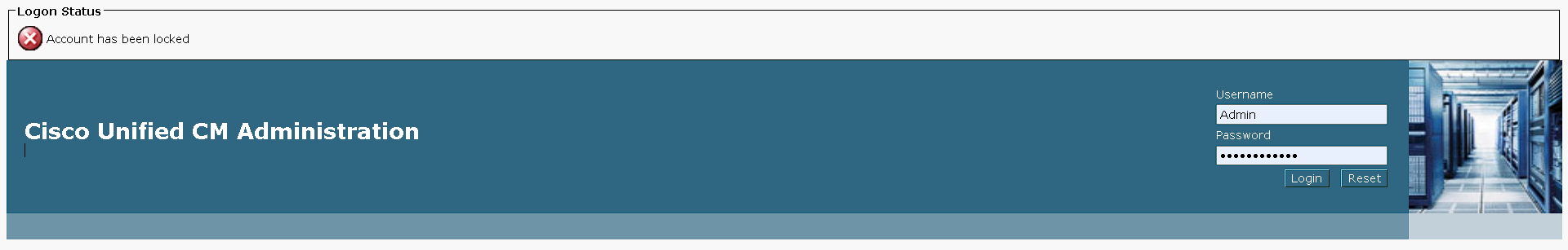 Account Has Been Locked after password change - Cisco Community