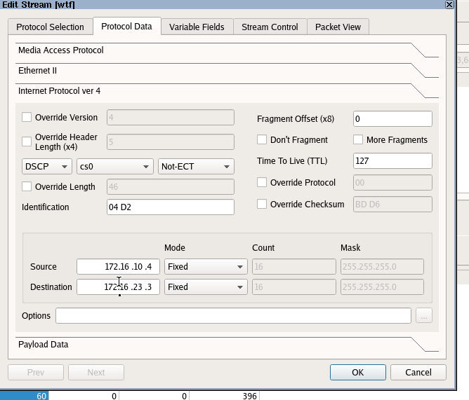Solved: Why is router not routing traffic generator traffic? - Cisco ...