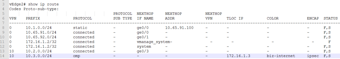 Solved: omp peer cannot be seen - Cisco Community