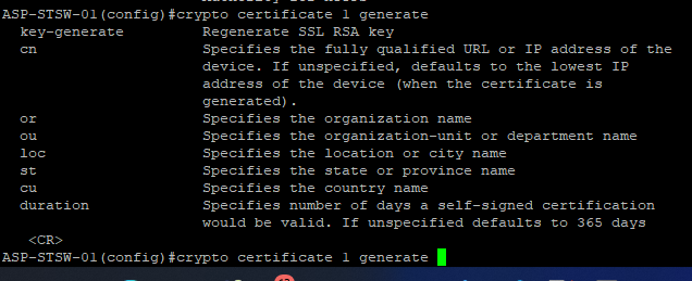 SG350XG SSL Certificate SAN - Cisco Community